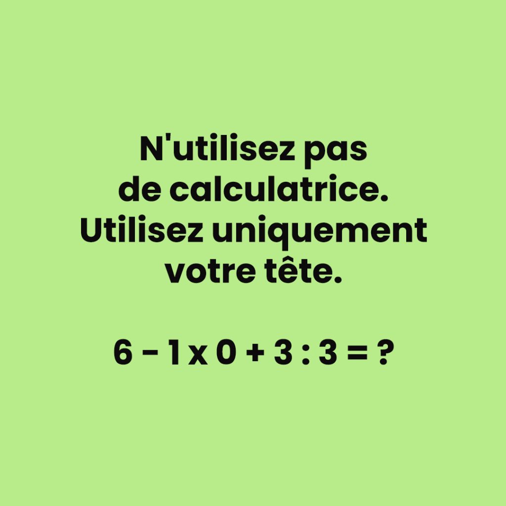 Défiez votre rapidité mentale avec ce challenge mathématique ...